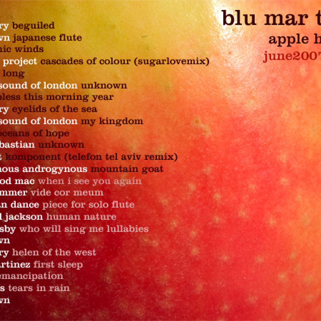 Stream Blu Mar Ten - Apple Hotel Mix - June 2007 by Blu Mar Ten ...