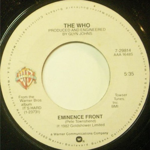 Listen to playlists featuring The Who - 'Eminence Front' - Instrumental ...