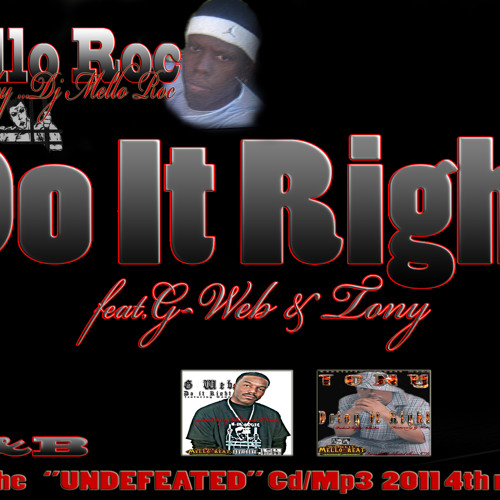 Stream D() It RiGHT' 'TONY HOLCOMBE FEAT'_ 'G.WEB by N.DA.HOUSE.RECORDS ...