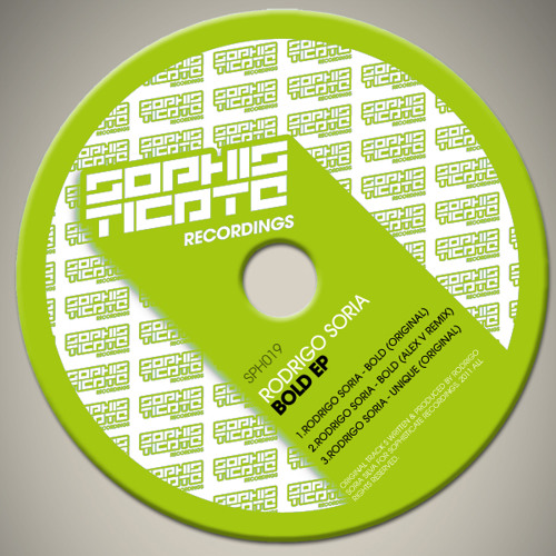 Stream Rodrigo Soria - Bold (Alex V Remix) (Sophisticate Recordings) by ...
