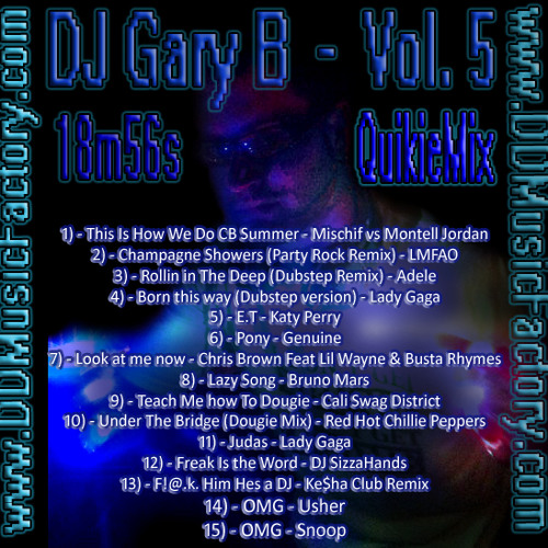 Stream DJ GaryB-QuikieMix Vol 5 - 18m56s by DJGARYB | Listen online for ...