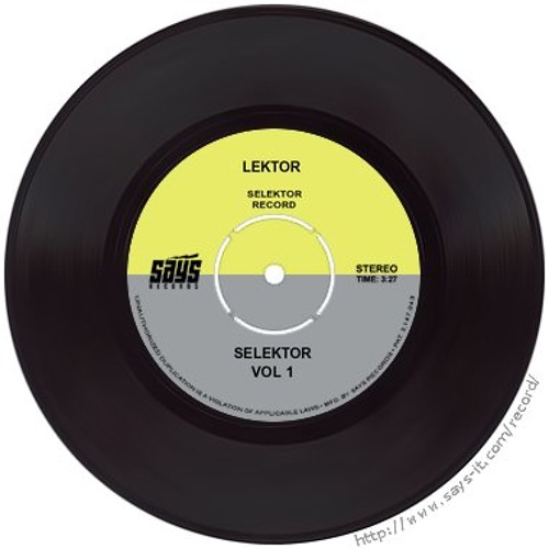 Stream Lektor | Listen to SELEKTOR VOL 1 playlist online for free on ...