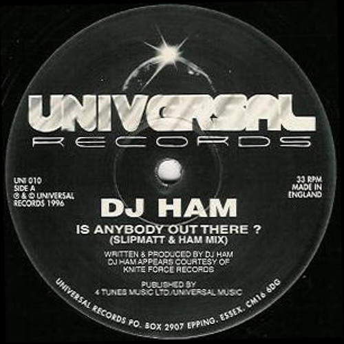 Stream DJ Ham - Is Anybody Out There (Slipmatt & Ham Remix) 1996 by ...