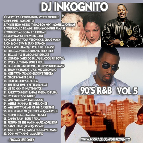 Stream 90s RNB Mix 5 by DJ Inkognito | Listen online for free on SoundCloud