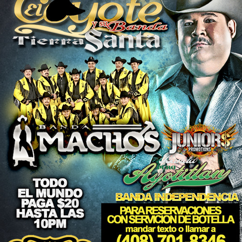 Stream ESTE VIERNES EL COYOTE Y BANDA MACHOS EN EL RODEO DE SAN JOSE by ...