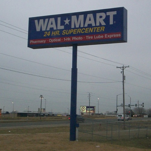 Walmart Supercenter Sign