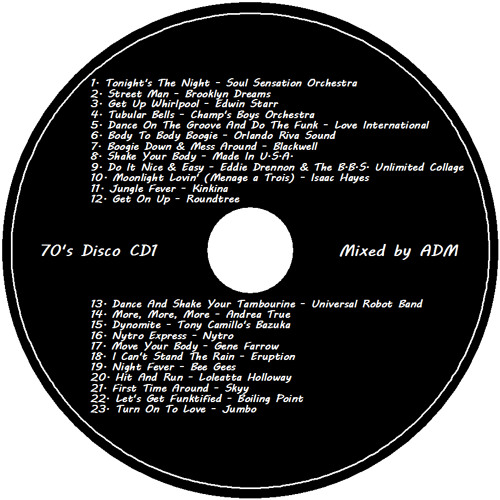 Stream 70's disco cd1-mixed by adm by mondo_disco | Listen online for ...