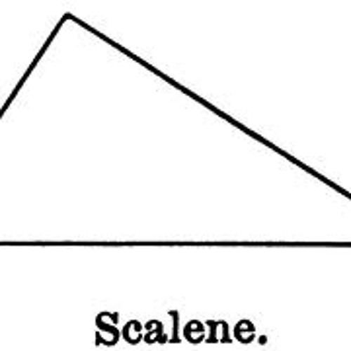 Scalene Triangle Outline