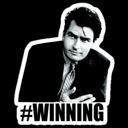 Winning Charlie Sheen