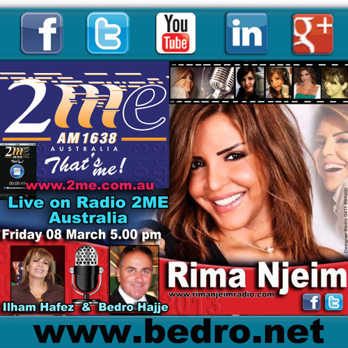 Stream Rima Njeim Interview Radio 2ME Australia by Radio 2me Australia 10 | Listen online for ...