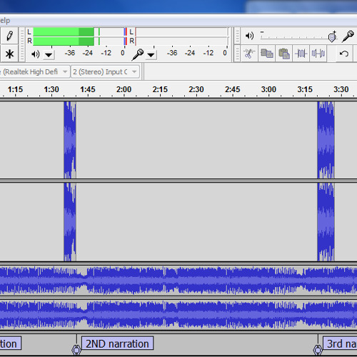 Stream Audacity First Narration Project Part 4: Timeshift the Tracks by ...