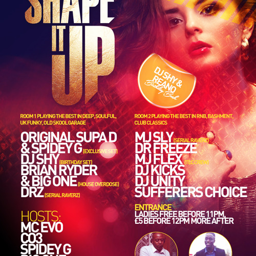 Stream SHAPE IT UP SAT 8TH JUNE @ THE PAD (DJ SUPA D AND SPIDEY G) by ...