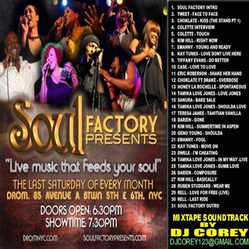Stream SOUL FACTORY MIX TAPE - vol 1. DJ COREY by WWW.DJCOREYMRMEGAMIX ...