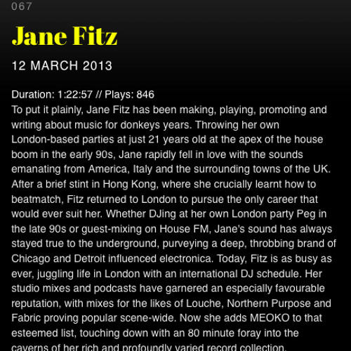 Stream Jane Fitz | Listen to guest podcasts playlist online for free on ...