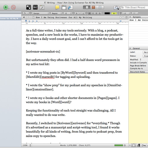 Stream 5 Reasons I Switched to Scrivener for All My Writing by ...