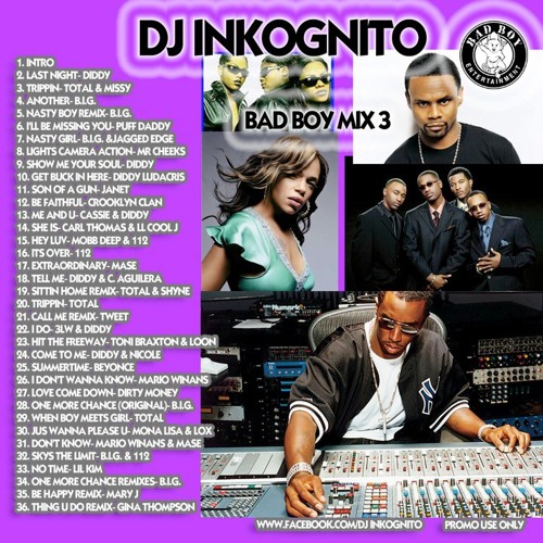 Stream Bad Boy Mix Pt3 by DJ Inkognito | Listen online for free on ...