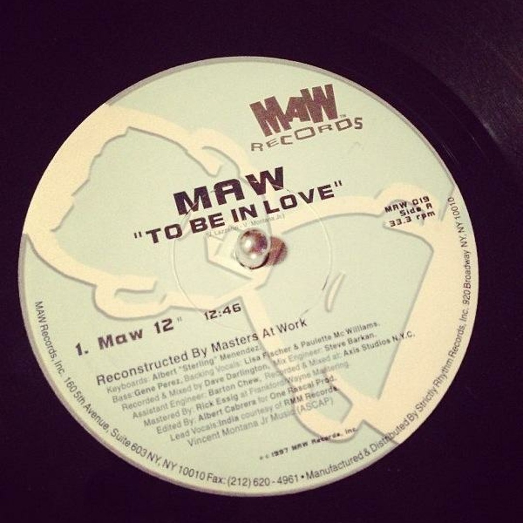 Stream Masters At Work Feat. India . To Be In Love . (MAW Mix) by Aldo ...