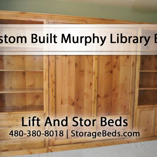 Stream Custom Built Murphy Library Bed By Lift & Stor Beds in Arizona ...