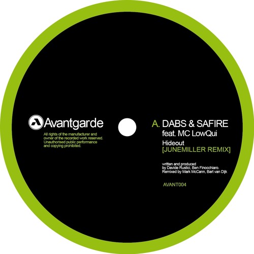 Stream Dabs And Safire Hideout Ft Lowqui June Miller Rmx Avant004 By Dabs Listen Online