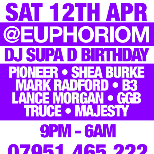 Stream TAINTED SOUL SUPA D BDAY SAT 12TH APRIL MIX 2 by DJ SUPA D ...