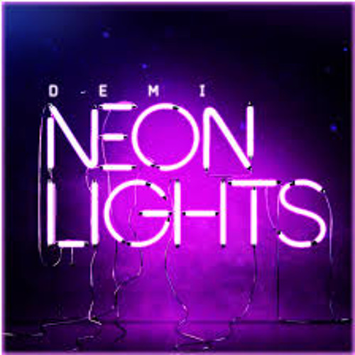 Demi Lovato Wallpaper Neon Lights