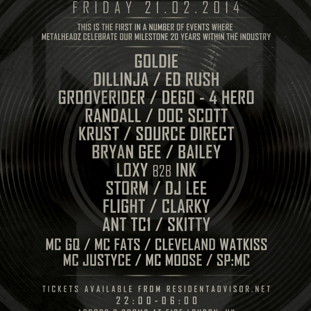 Stream Loxy B2B Ink with Cleveland Watkiss - Metalheadz History ...