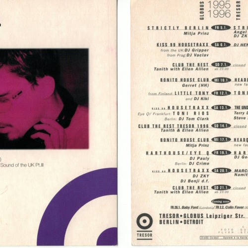 Stream Miss Gripper plays Globus @ Tresor (Berlin) January 1996 by Miss ...