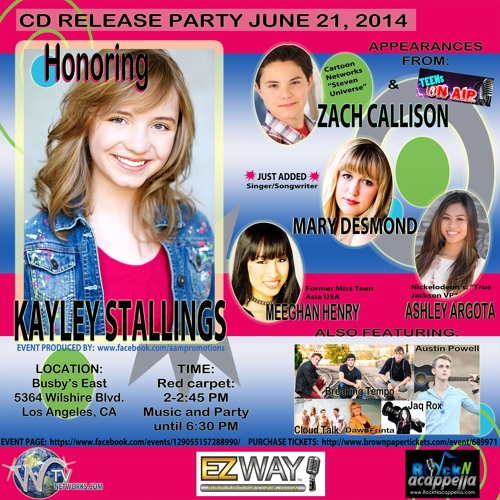 Stream Kayley Stallings CD Release & Concert by Ericzuley | Listen ...