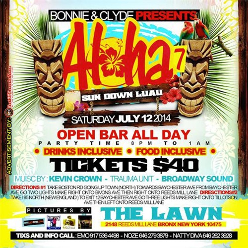 Stream BONNIE N CLYDE ALOHA PT 7 PROMO MIX REGGAE MEETS SOCA BY DJ LYVE ...