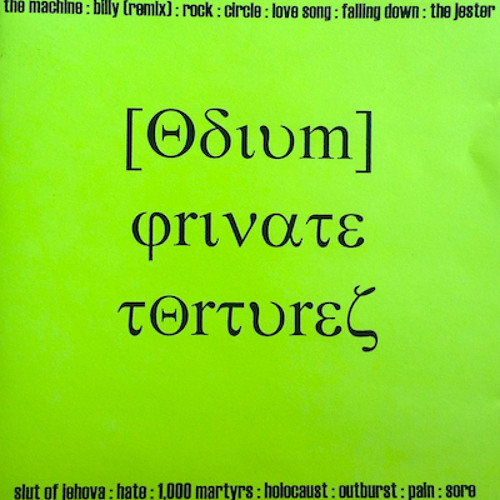 Stream Dr Diptych Records | Listen to Odium - Private Tortures playlist ...