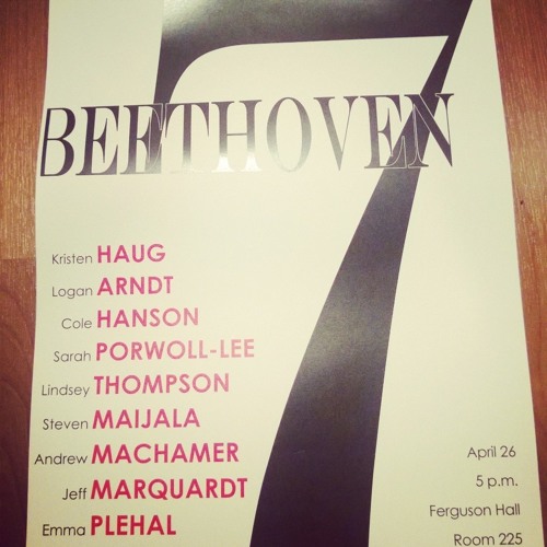 Stream Beethoven Symphony No. 7, Mvt. 4 for Wind Nonet by sarah.porwoll ...