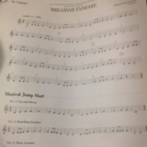 Stream Miramar Fanfare~Clarinet by Brian Balmages by ...