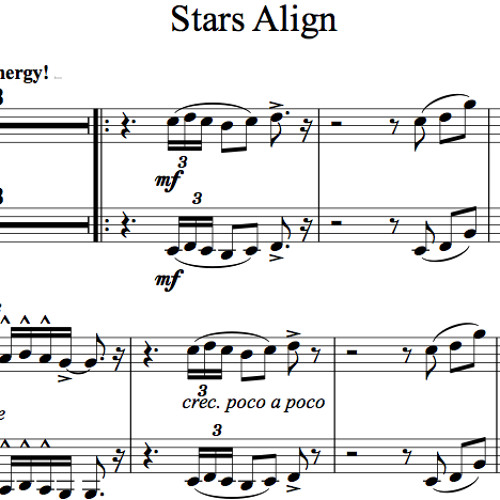 Stream Stars Align Karaoke Sample by Lindsey Stirling Sheet Music ...