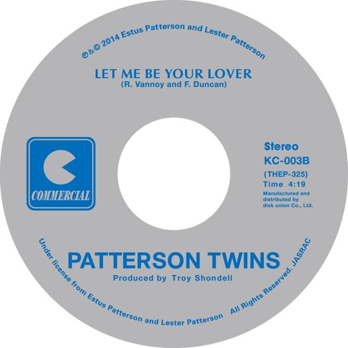 Stream Let Me Be Your Lover - Patterson Twins (KC-003 / Side B) by ...