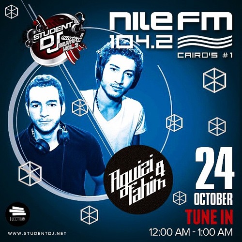 Stream Live On 104.2 Nile FM (24.10.14) by Aguizi & Fahim | Listen ...