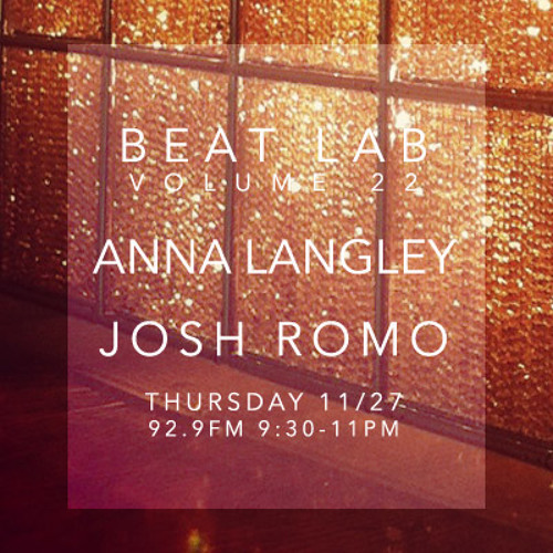 Stream Anna Langley - Beat Lab Radio Vol 22- Exclusive Mix by Beat Lab ...
