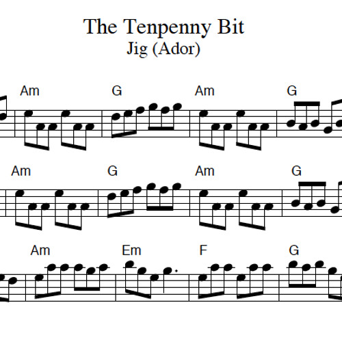 Stream 18 - The Tenpenny Bit - jig by SessionLesIsles | Listen online ...