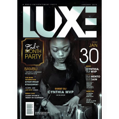 Stream LUXE DBOIZ MIX - CYNTHIA DJ MVP by CYNTHIA_DJMVP | Listen online ...