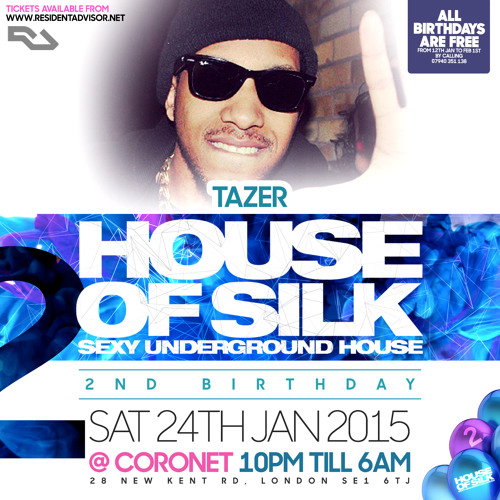 Stream Tazer - Live @ House of Silk - 2nd Birthday - 10.30 - 12am ...