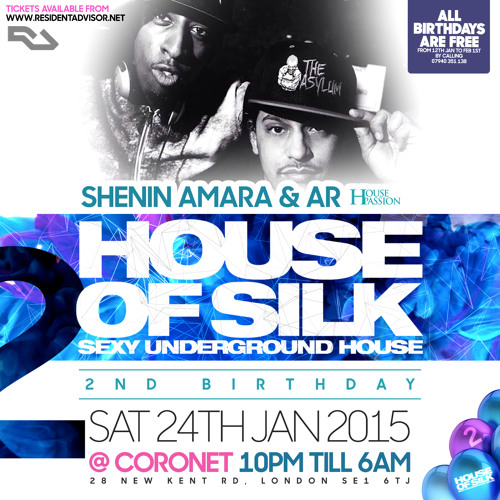 Stream Shenin Amara & AR Live - 5.15am - 6.15am @ House of Silk - Sat ...