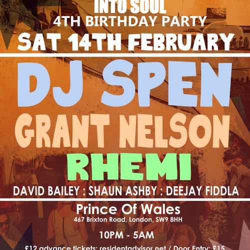 Exclusive DJ Spen Mix for Deep Into Soul's 4th Anniversary 14.02.15 by ...