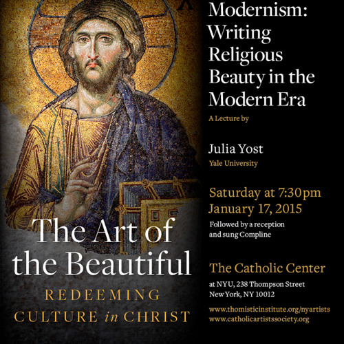 Stream Julia Yost on Anglo-Catholic Modernism: Writing Religious Beauty ...