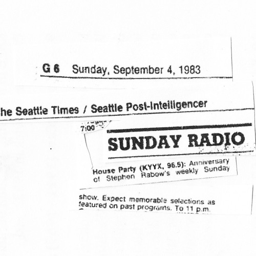 Stream Northwest Radio Voices: Stephen Rabow's House Party KYYX 96.5 ...
