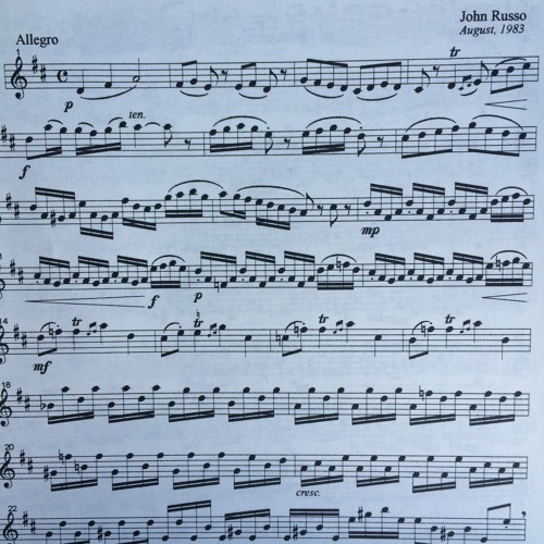 Stream John Paul Russo, OFM Cap. | Listen to Sonata in D major for solo ... Stream John Paul Russo, OFM Cap. | Listen to Sonata in D major for solo ...
