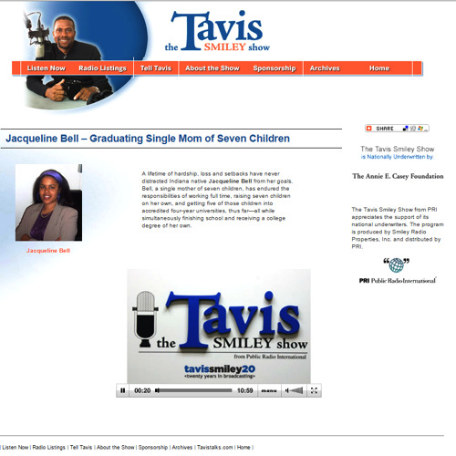 Stream Tavis Smiley Interview by Jacqueline Bell | Listen online for ...