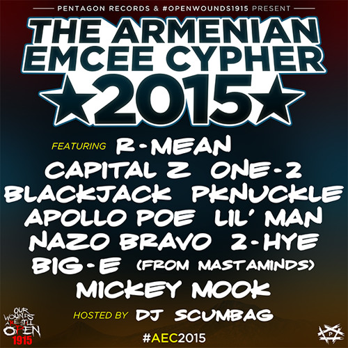 Stream Armenian Emcee Cypher 2015 (#AEC2015) by R-Mean | Listen online ...
