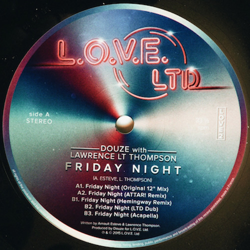 Stream Douze with Lawrence LT Thompson - Friday Night (Hemingway Remix ...