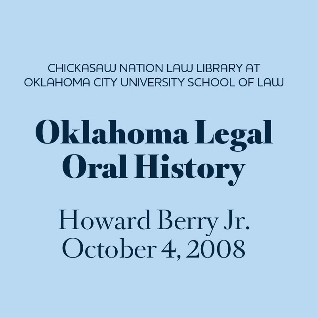 Stream Interview with Howard Berry Jr. by OCU Law Library | Listen ...