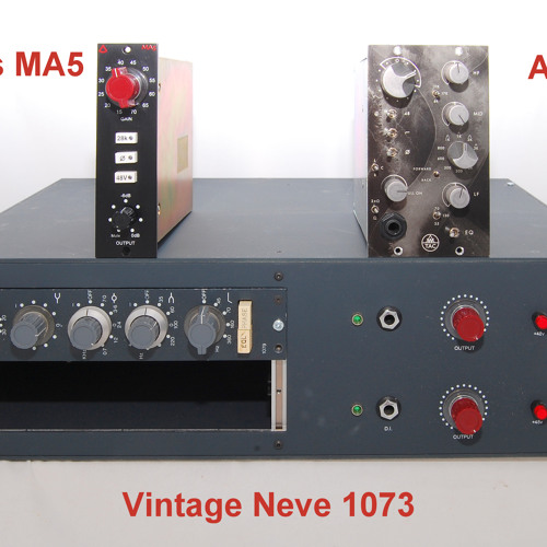 Stream Test 5-1 Vintage Neve 1073, Avedis MA5, AWTAC Channel Amplifier ...