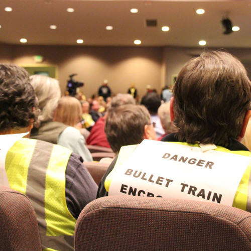Stream Scores of SF Valley Residents Protest Bullet Train Route by KPFK ...